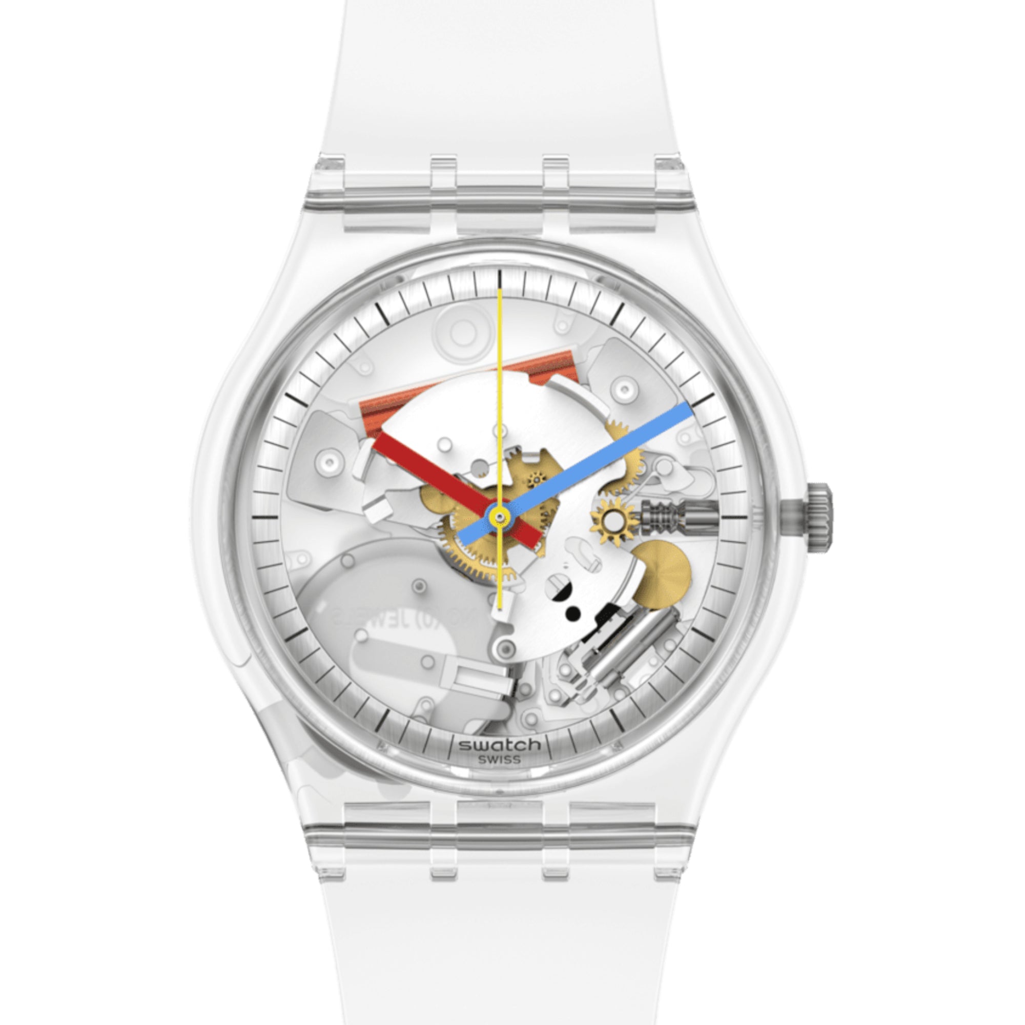 Swatch CLEARLY GENT Montre Unisexe Original SO28K100-S06 - WatchNation