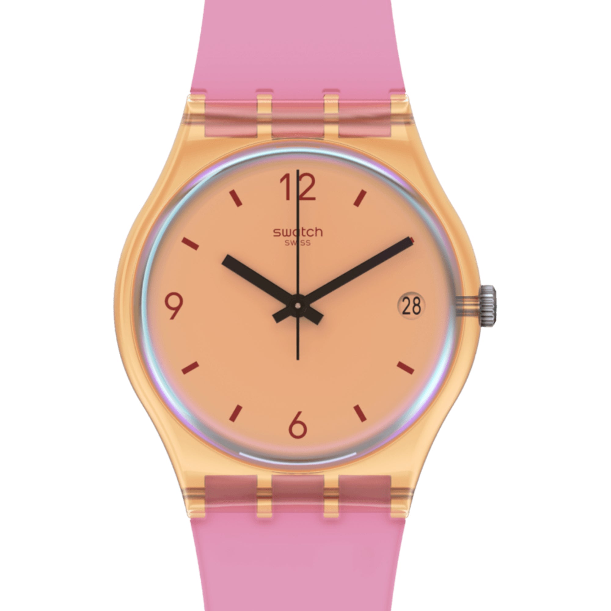 Swatch Coral Dreams Quartz Ladies Strap Watch SO28O401 - WatchNation