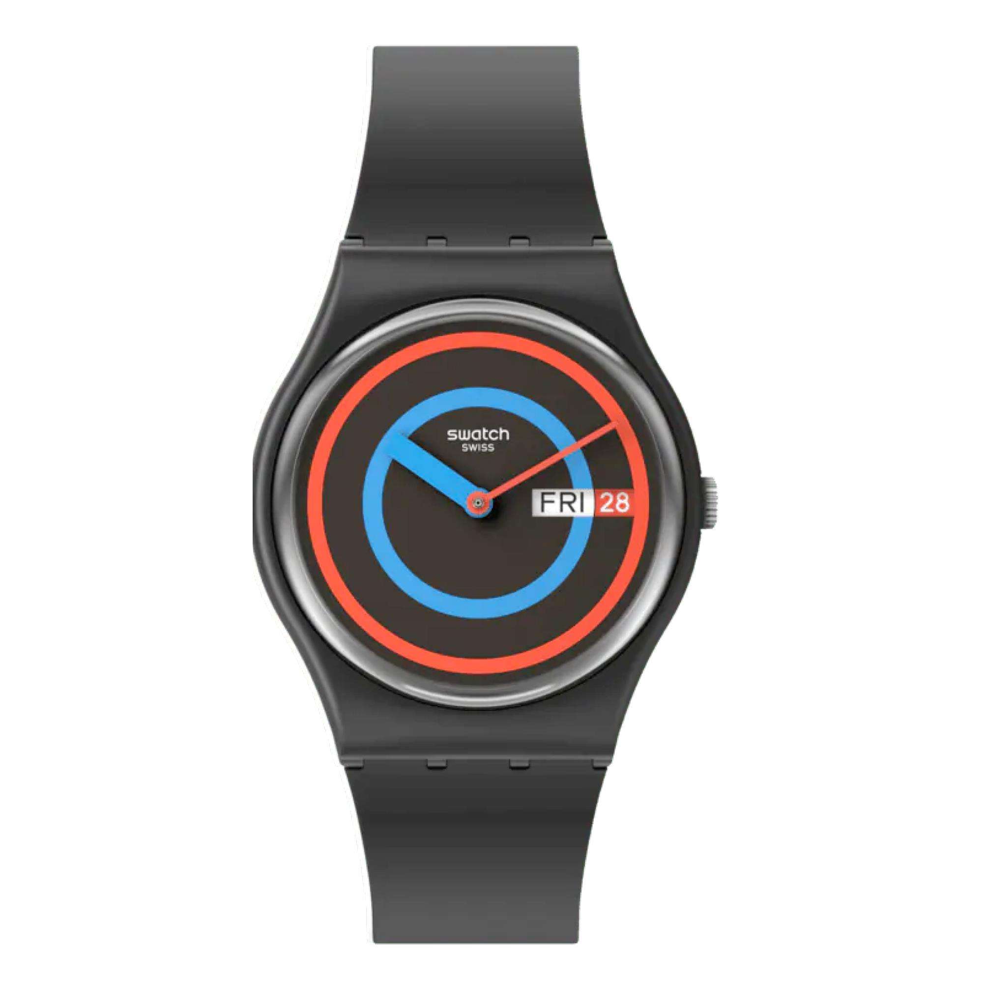 Swatch The January Collection 'Circling Black' SO28B706