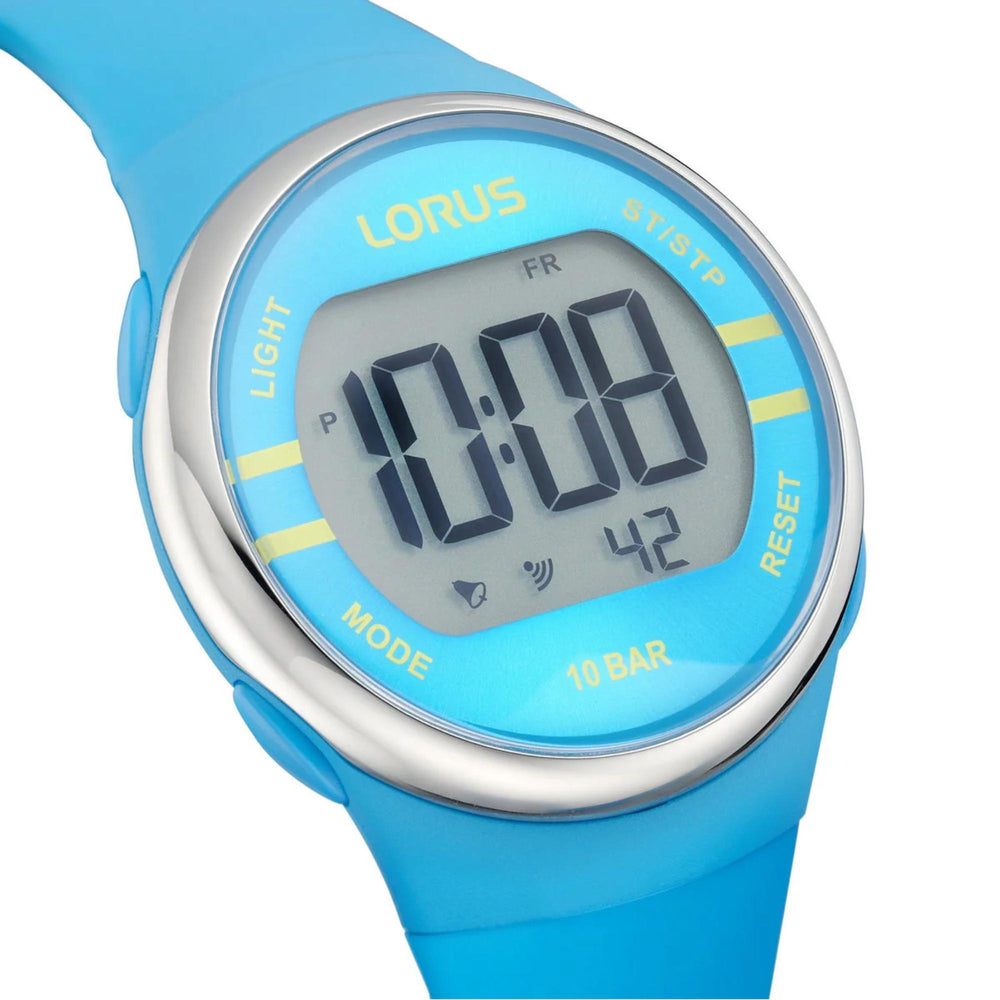 Lorus Digital Quartz Men's Watch Silicone Strap R2341NX9