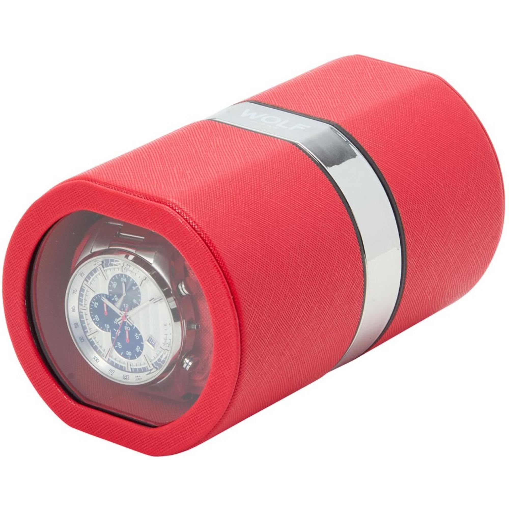 Wolf The Rocket Red Travel Watch Winder 543272 - WatchNation