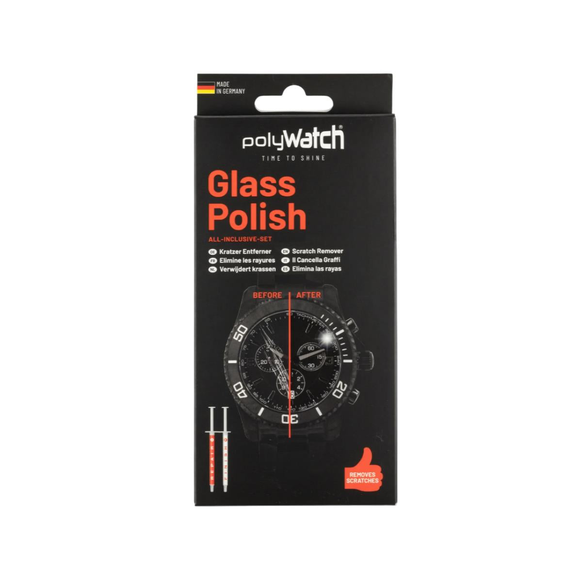 POLYWATCH Diamond Polish Scratch Remover for Glass Watch Crystals PW00